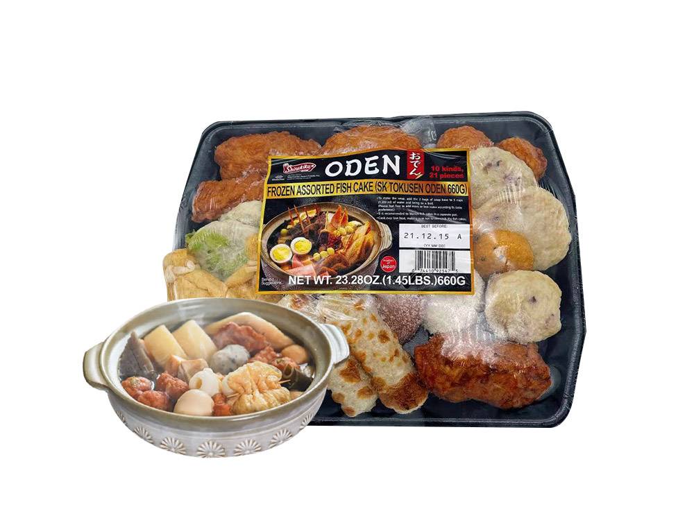 SHIRAKIKU Frozen Assorted Oden Fish Cake 660 g | FreshGoGo