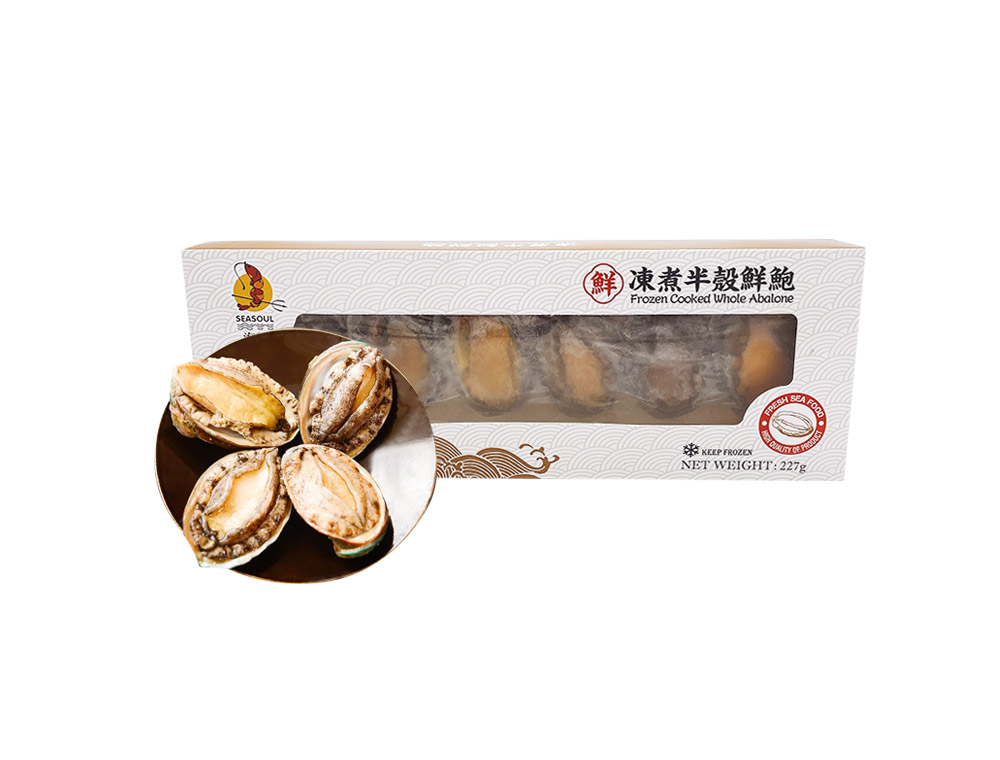 SEASOUL Frozen Cooked Whole Abalone 280 g | FreshGoGo