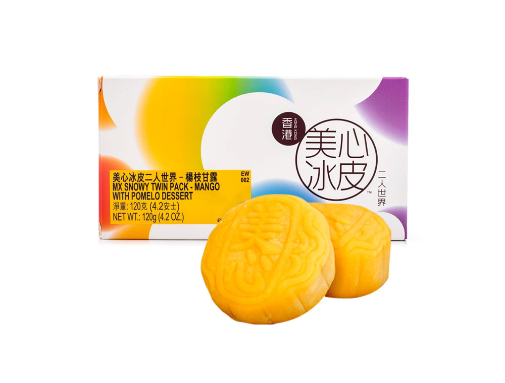 MX Snowy Twin Pack (mango with pomelo) 60 g x 2 | FreshGoGo