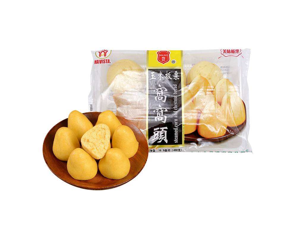 MALING Steamed Corn and Chestnut Bread 480 g | FreshGoGo
