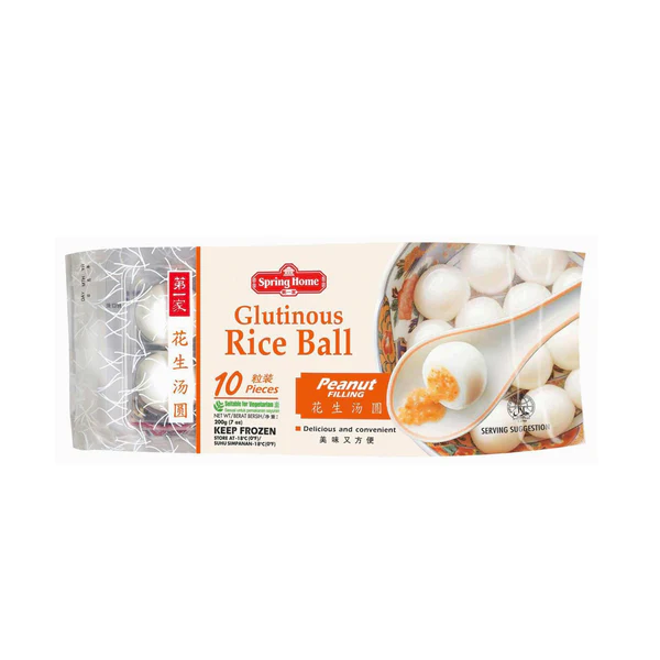 [BOX]_SPRING HOME Peanut Filling Glutinous Rice Ball 24 X 200 g | FreshGoGo
