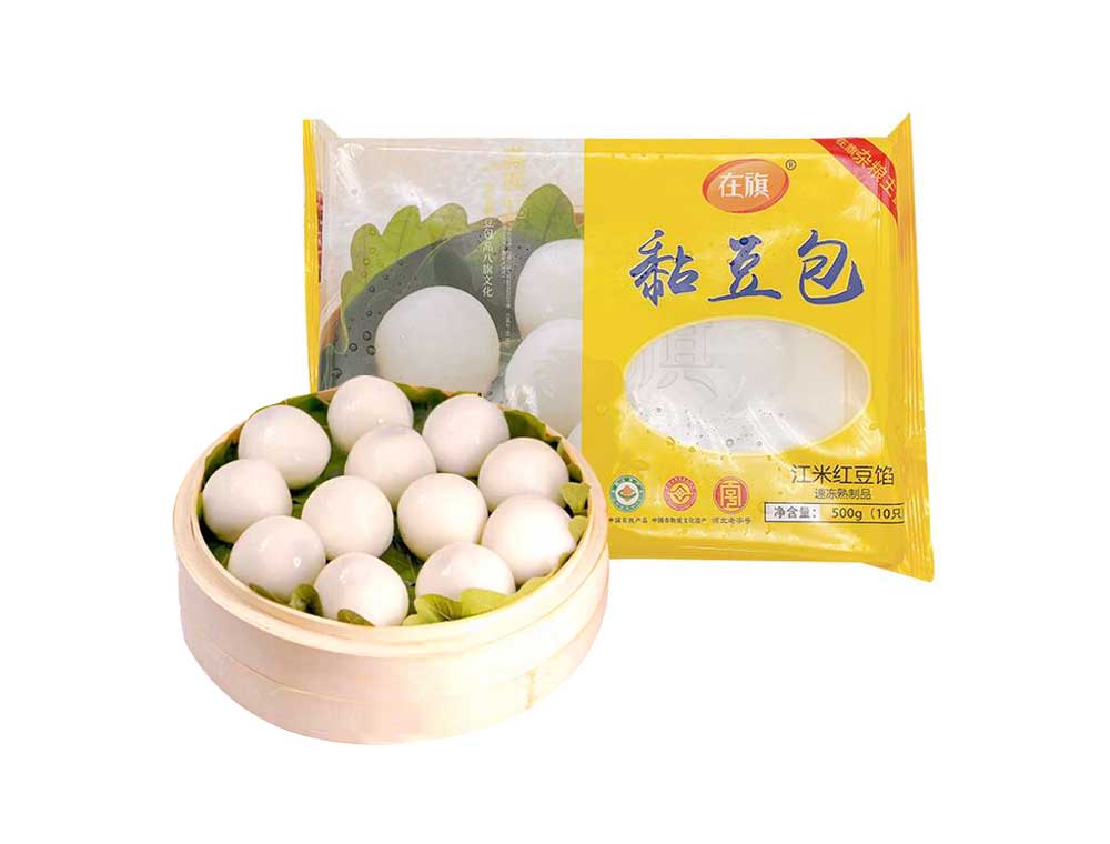 ZAIQI Steamed Sticky Rice Buns Stuffed With Red Bean Paste, Frozen(Sale ...