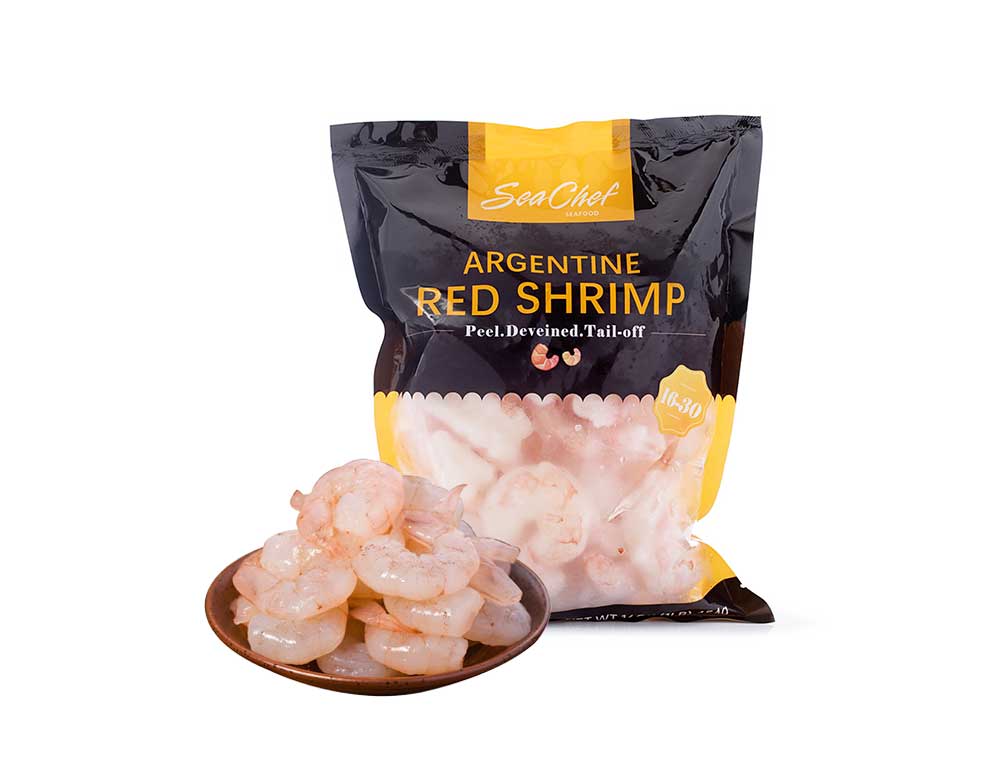 Seachef Argentine Peel Red Shrimp (16/30) 1 lb | FreshGoGo