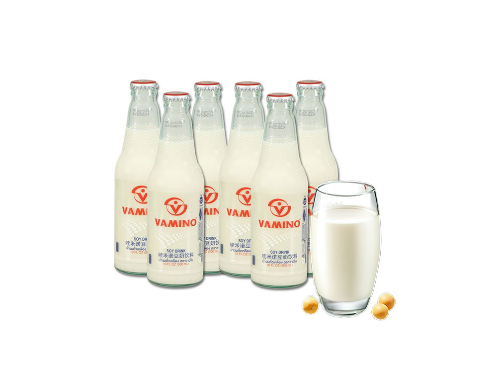 Vitamilk SoyMilk Original Flavor Bottle 300 ml x 6 | FreshGoGo