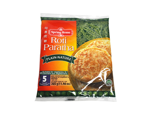 SPRING HOME Indian Roti Paratha (Original)(5 pcs) 11.46 oz | FreshGoGo